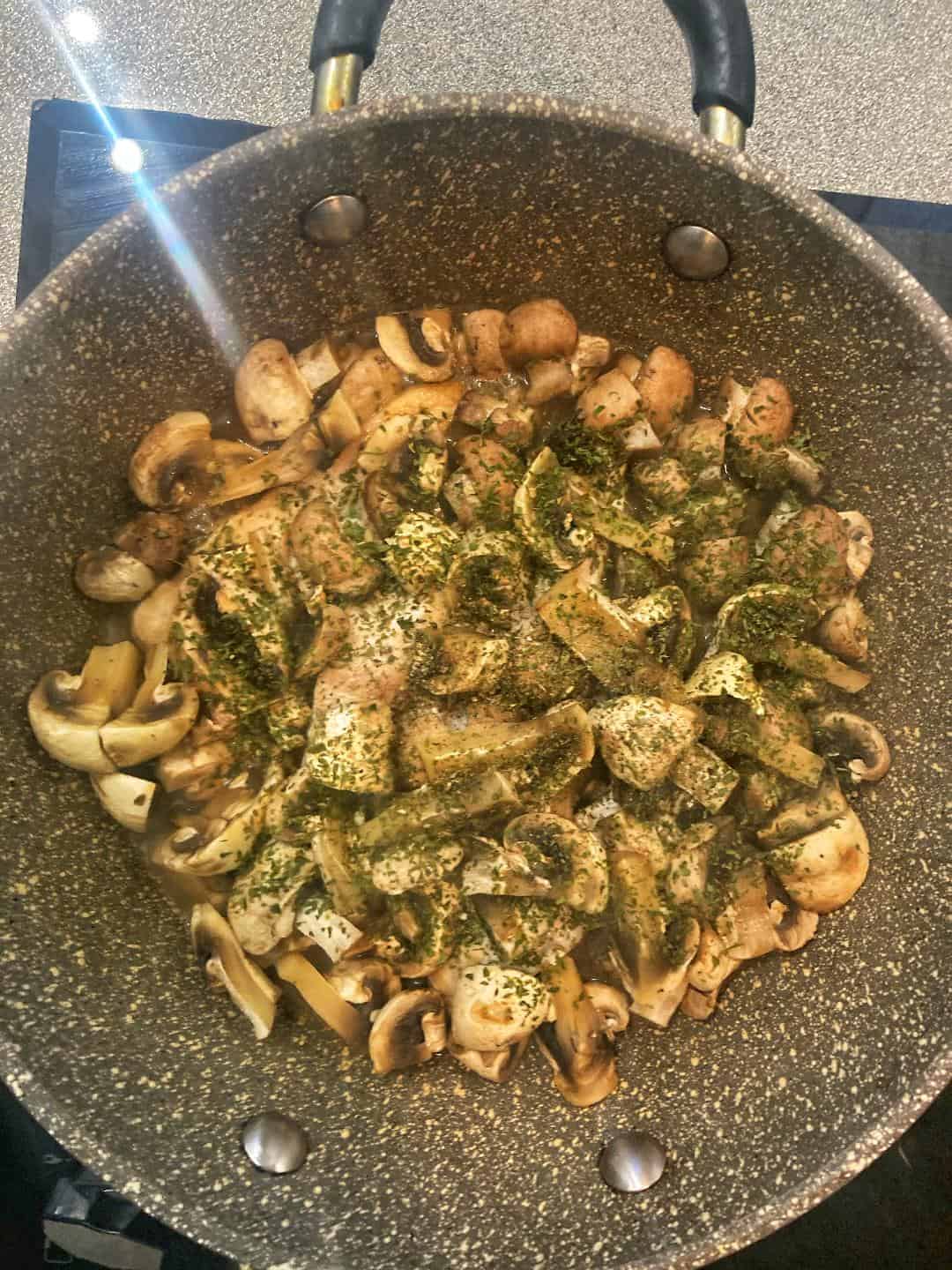 parsley with chicken and mushrooms | Spice and Life