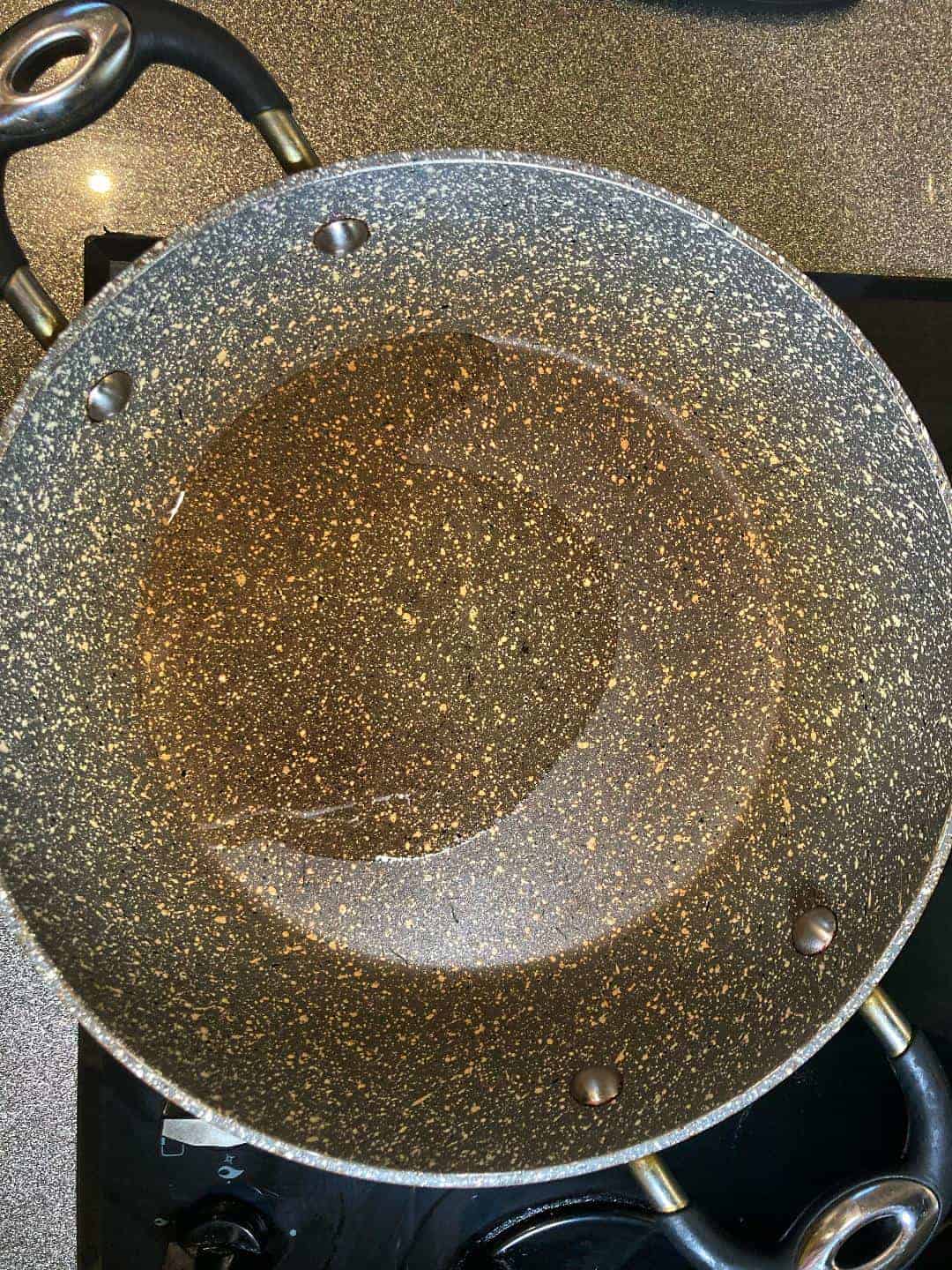 oil in pan | Spice and Life