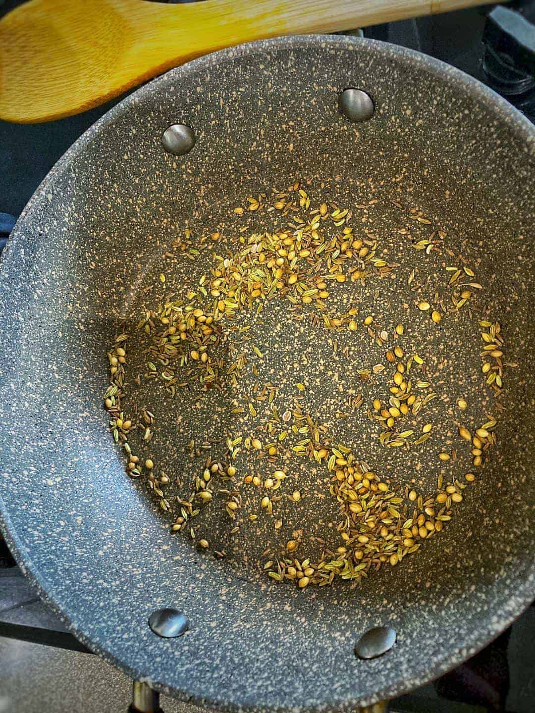 toasted cumin fennel and coriander seeds | Spice and Life