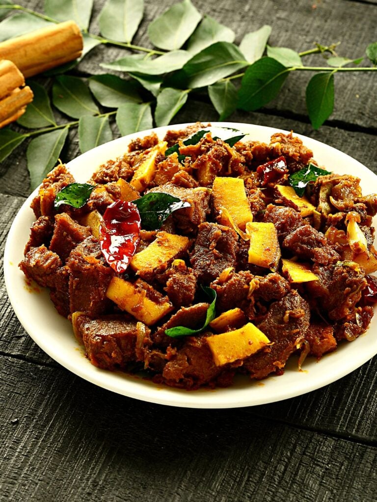 Delicious Kerala Beef Fry with Coconut | Spice and Life