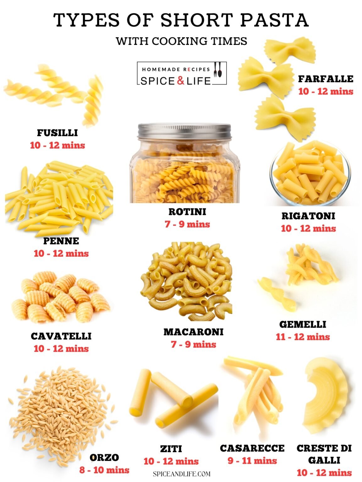 13 Types of Short Pasta: Perfect for Any Sauce | Spice and Life