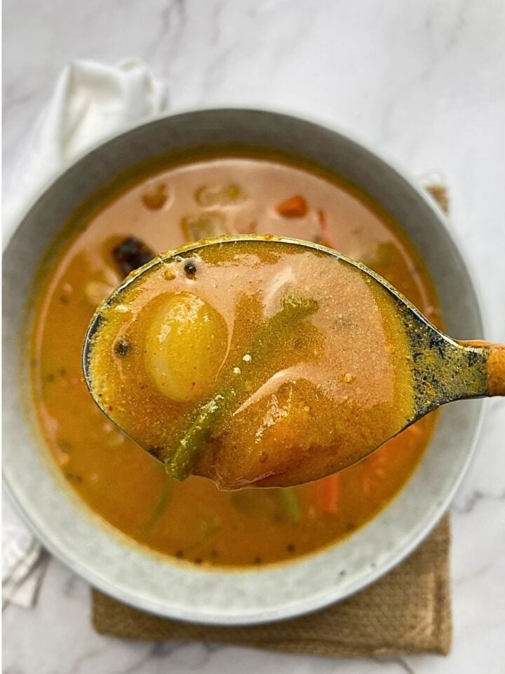 Sambar Recipe with VIDEO | Lentil Soup with Vegetables | Spice and Life